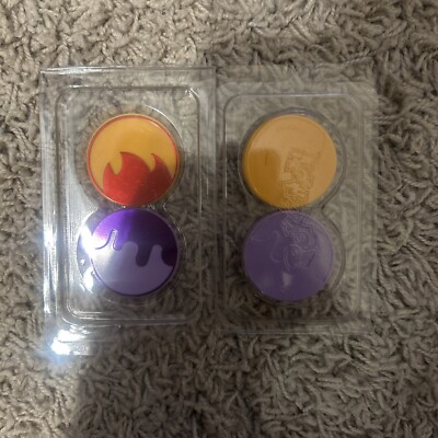 Pokemon TCG Acrylic Condition Markers Poison and Burn *sealed* | eBay