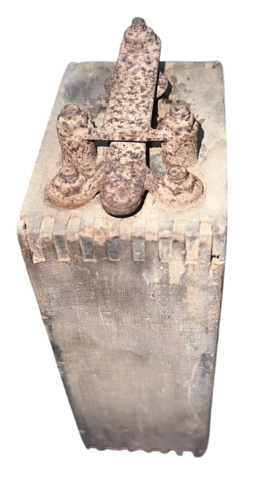 Antique Ford Model T Ignition Coil Battery Box Wood Dove-Tailed with ...