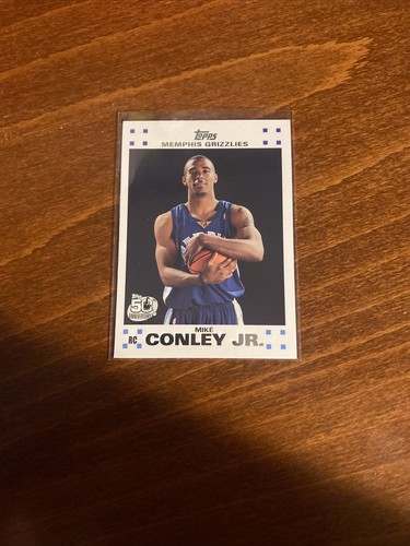 MIKE CONLEY JR Rookie Card 2007-08 Topps White Border RC | eBay