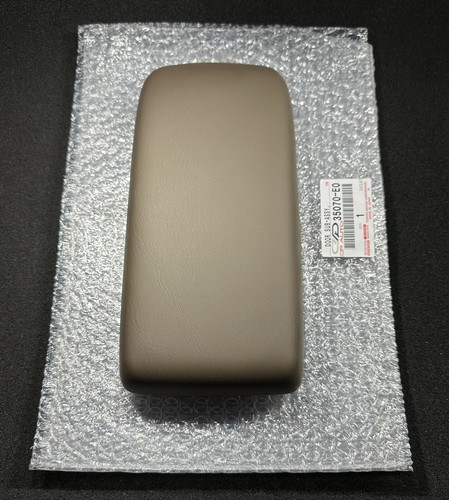 99 - 02 TOYOTA 4RUNNER LEATHER CENTER CONSOLE ARM REST TOP LID OAK ...