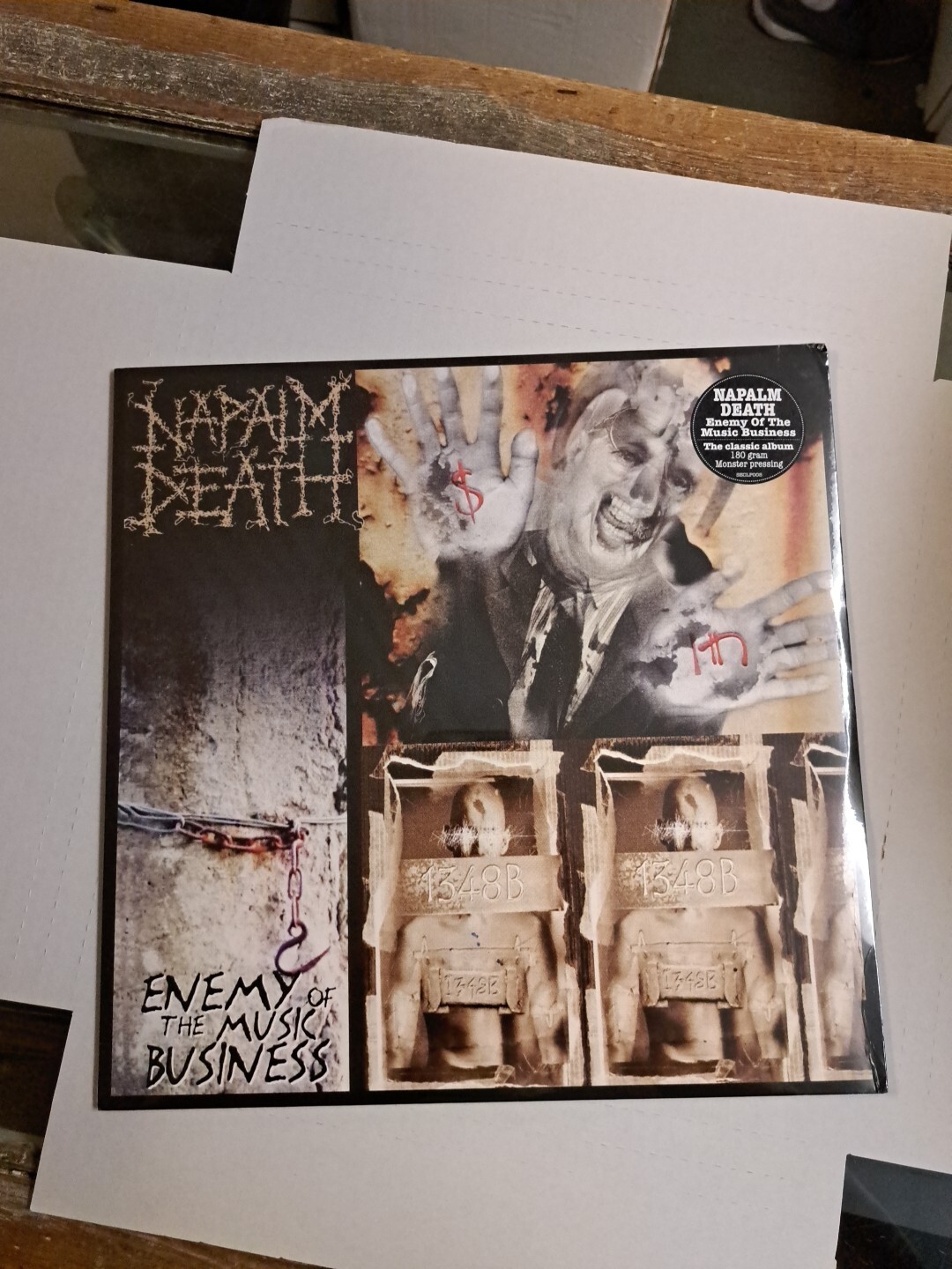 Napalm Death Enemy Of The Music Business Lp.new Sealed Lp | eBay