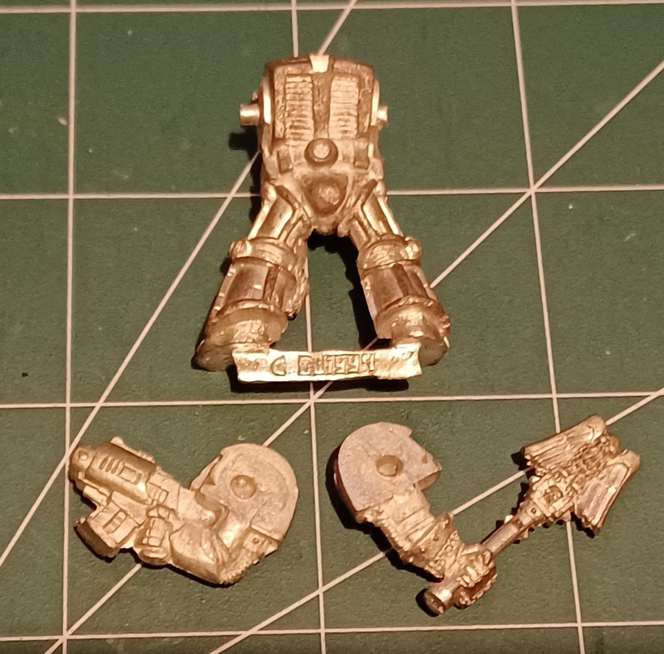 Vintage Metal Warhammer 40k Space Marine Unique Chapter & Terminator ...
