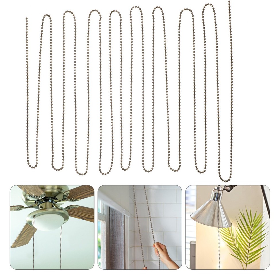 Metal Light Pull Chain Extension Novelty Ceiling Fan Pulls Chains for ...