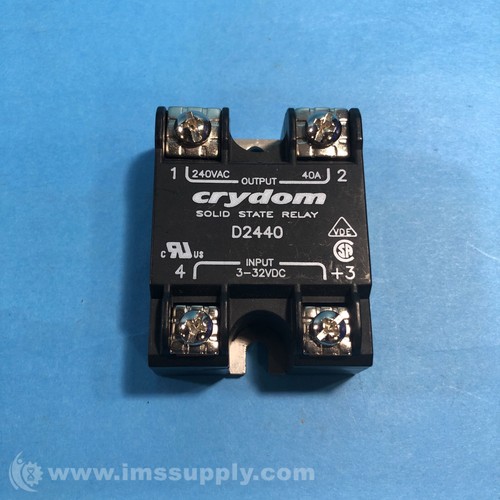 Crydom D2440 Solid State Relay, 32 VDC, 40A/280V FNIP | eBay