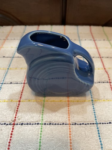 Fiesta Mini Disk Pitcher Lapis NWT Pristine First Quality Not Seconds 5 ...