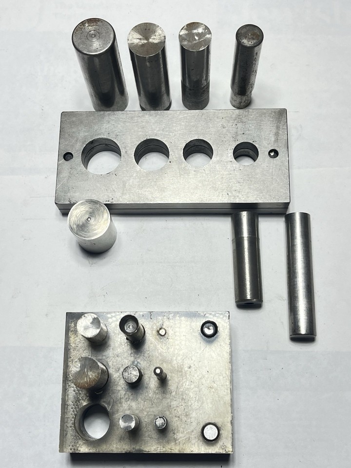 Shopmade Machinist/Jeweler Punch Rods And Blocks Used | eBay