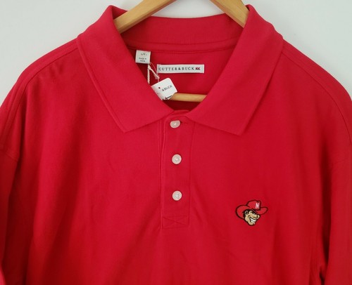 NEW Nebraska Cornhuskers Polo Shirt Large Red Cutter & Buck Logo L | eBay