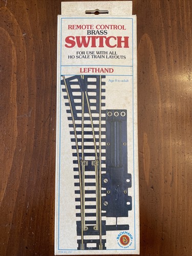 Bachmann HO Brass Remote Control Switch Left-Hand #1767 | eBay