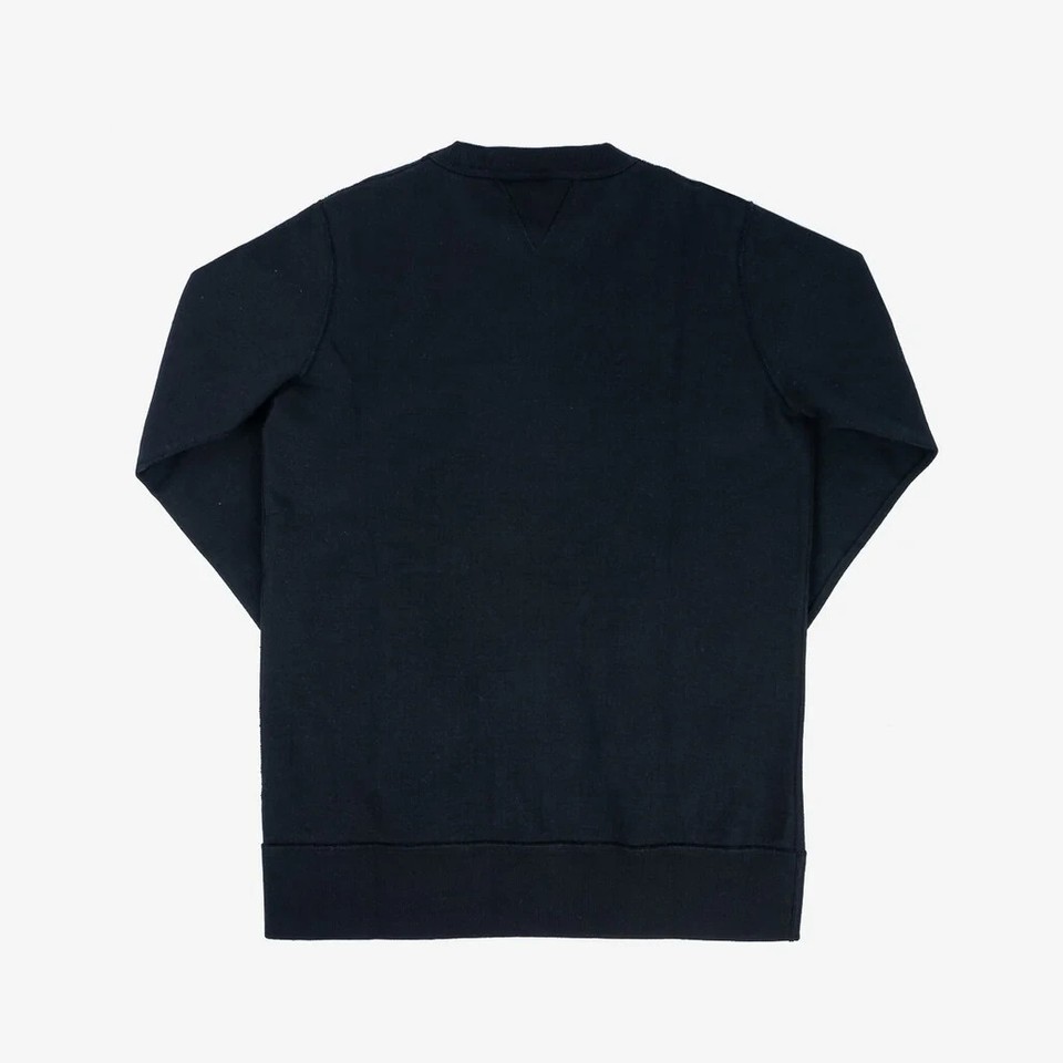 Ironheart Japan Ultra heavyweight Loopwheel Cotton 14oz Crewneck Black ...