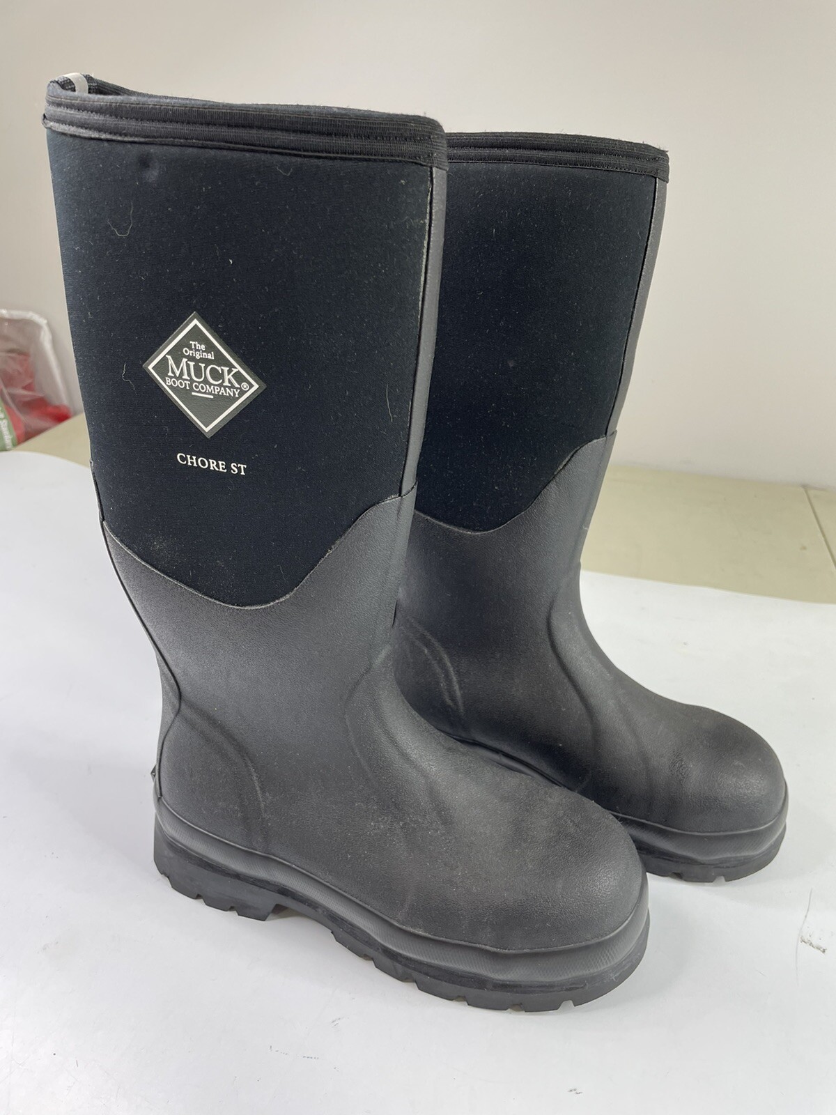 The Original Muck Boots CHORE ST Steel Toe Work Ranch Black Size M 5/5 ...
