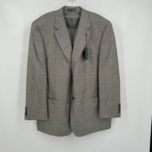 Meeting Street Mens Sport Coat Blazer Size 46R Worsted Wool Silk ...