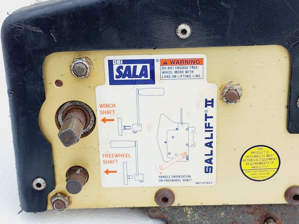 DBI SALA 8102009 SALALIFT II CONFINED SPACE ENTRY RESCUE 90FT WINCH (NO ...