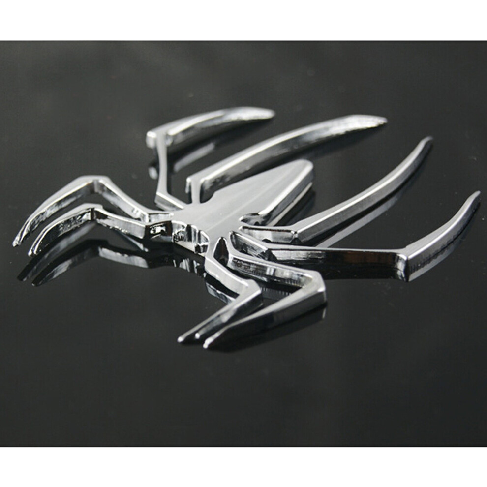 3D Spider Metal Logo Car SUV Emblem Truck Motor Badge Sticker Decal ...