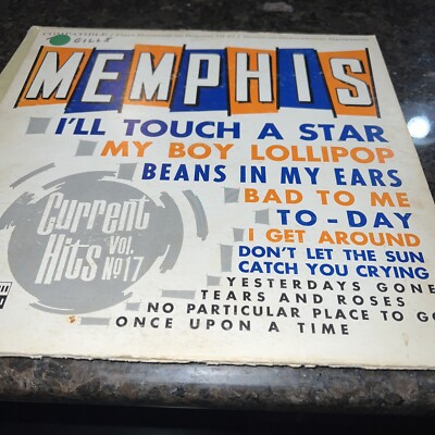 "MEMPHIS-CURRENT HITS VOL. NO. 17"- VARIOUS ARTISTS - RECORD ALBUM ...