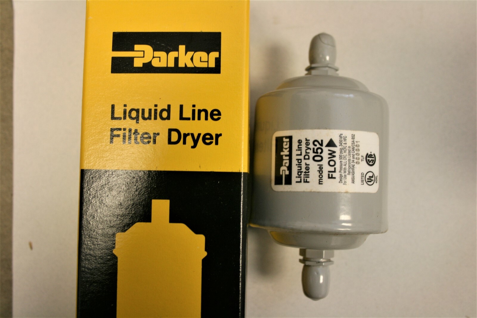 Parker Model 052 1/4" Flare Liquid Line Filter Drier R-12/1 Ton R-22/1 ...