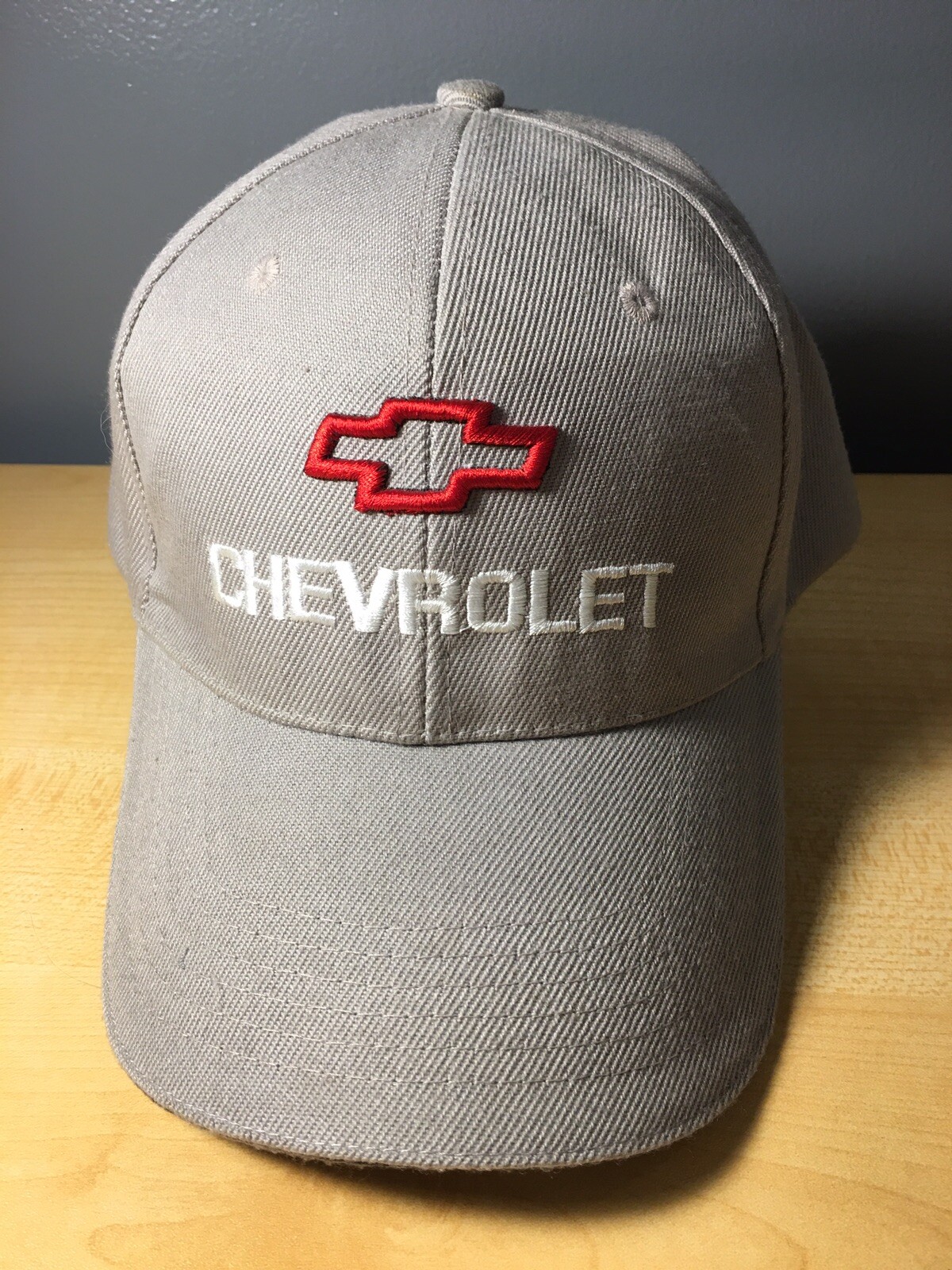 Chevrolet Chevy Logo Mens Adjustable Cap Hat Gray In … - Gem