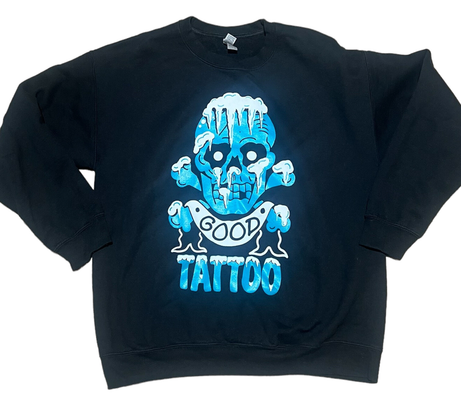 🔥EXTREMELY RARE!🔥GOOD TATTOO SWEATER SIZE LARGE IN … - Gem