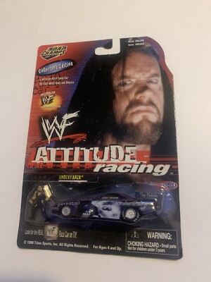 WWF Road Champs Attitude Racing The Undertaker 1:64 Diecast Car Mini ...