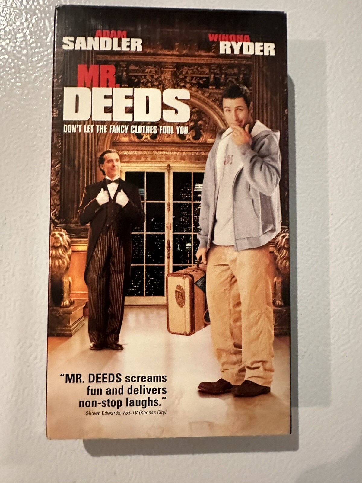 Mr Deeds Adam Sandler Winona Ryder (VHS, 2002) 43396080775 | eBay