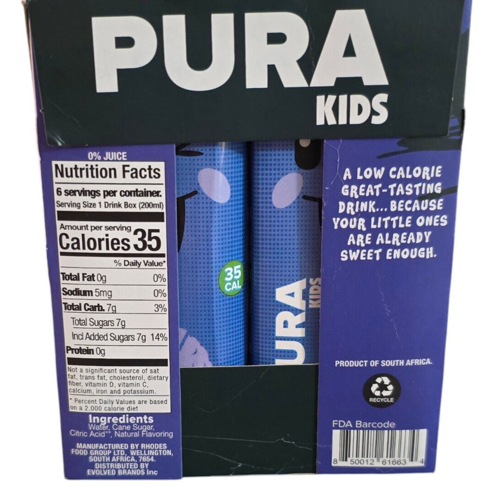 Pura Kids Infused Naturally Flavored Drink 6 pk Boxes - Mixed Berry, 6. ...