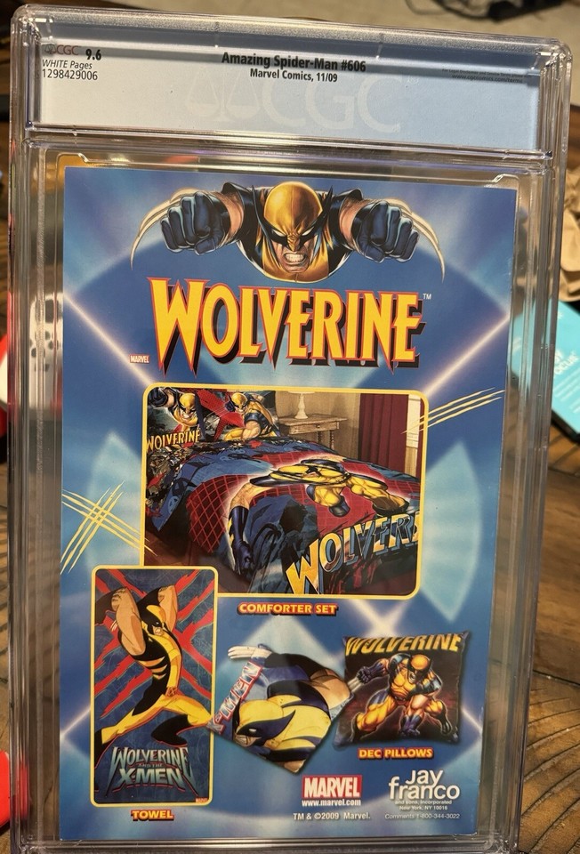 Amazing Spider-Man #606 CGC 9.6 Black Cat Mary Jane 2009 | eBay