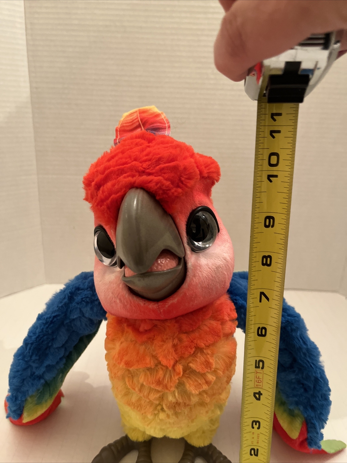 FurReal Friends Rock-A-Too Interactive Talking Parrot Show Bird Plush ...