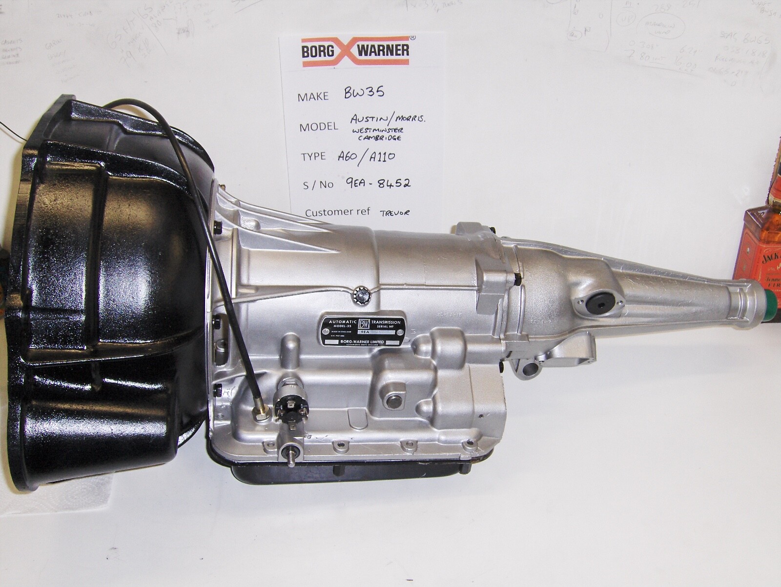 AUSTIN WESTMINSTER / CAMBRIDGE GEARBOX BW35 BORG WARNER AUTOMATIC ...