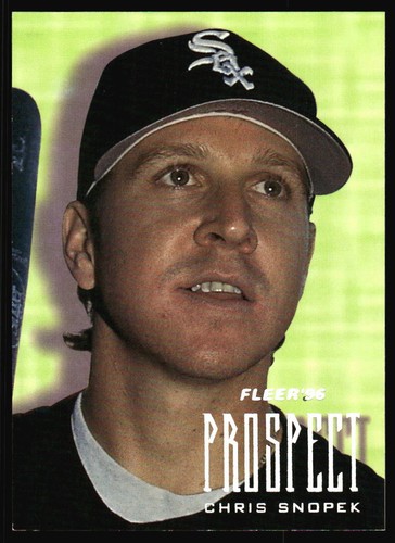 1996 Fleer Chris Snopek #9 Chicago White Sox | eBay