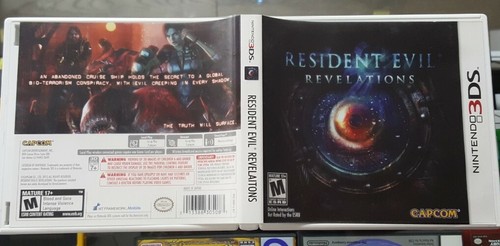 "REVELAITONS" Resident Evil Revelations 1st printing MISPRINT Nintendo ...
