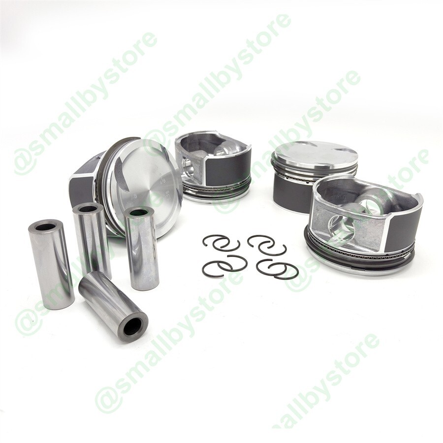 4Pcs Mercedes Benz 1.8L W203 W204 A209 SLK200 Piston with Ring M271 ...