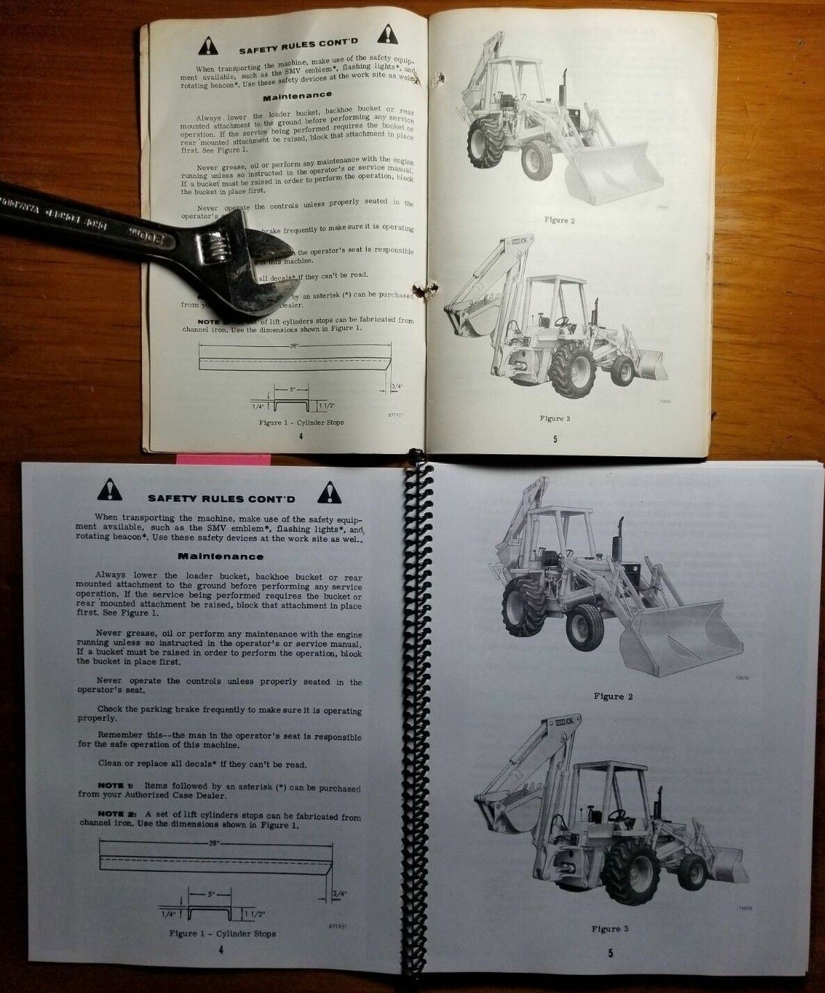 OEM Factory Case 580ck Series B Backhoe Loader Operators Manual 9-3007 ...