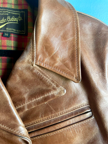 Custom Aero Leather Clothing Hooch Hauler Chromexcel Horsehide Leather ...