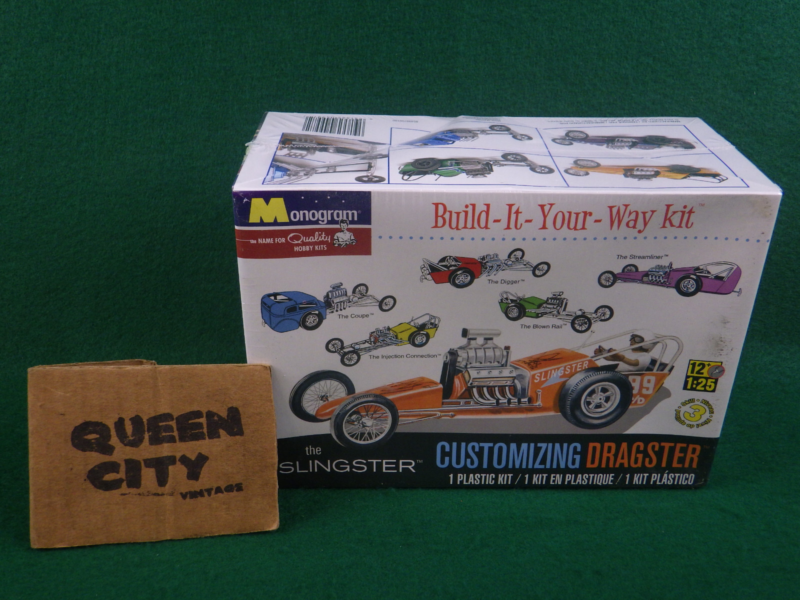 Monogram Slingster 6-in-1 slingshot vintage dragster model kit 1/25 ...