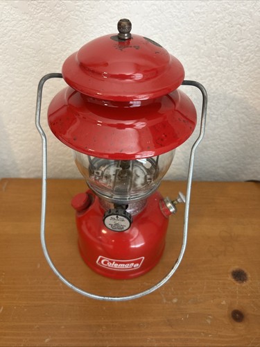 Coleman Red 200A Lantern & Globe 11/1974 Free Shipping | eBay
