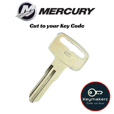 Mercury Outboard Marine Boat Keys Replacement Key Cut to Your Code 821 ...