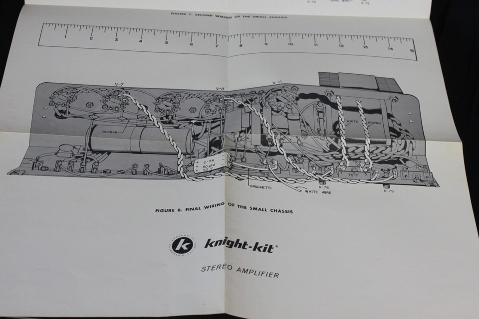Lot of Vtg Knight Speaker Manual KN281 Stereo Amplifier Schematics ...