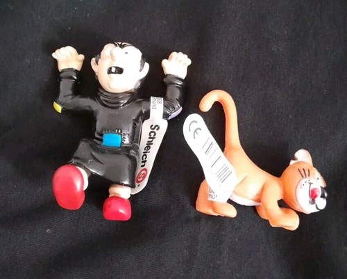 The Smurfs GARGAMEL & AZRAEL Schleich Figures Peyo Toys Smurfs Action ...