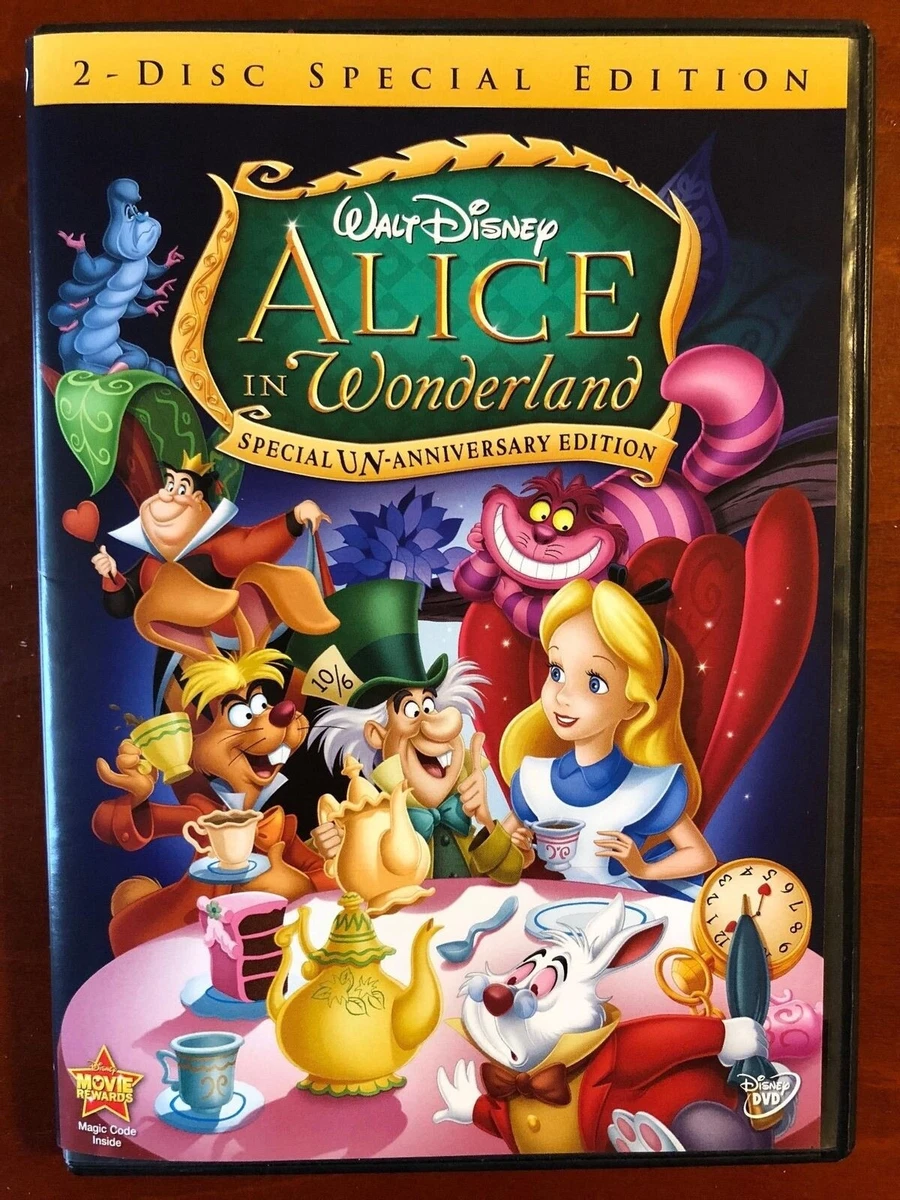 Alice In Wonderland Dvd Cover 1951