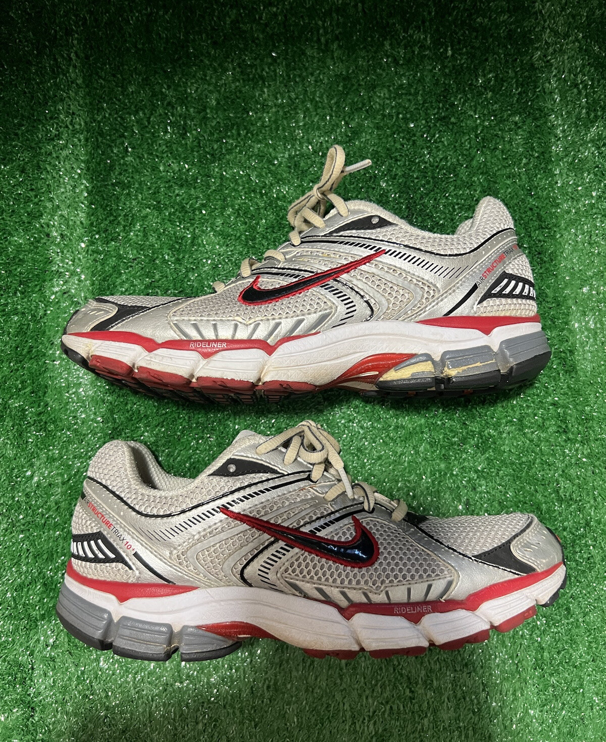 Size 9 - Nike Air Structure Triax 10+ Silver Red