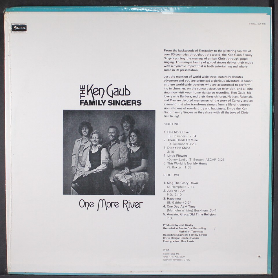 KEN GAUB FAMILY SINGERS: one more river SKYLITE 12" LP 33 RPM | eBay