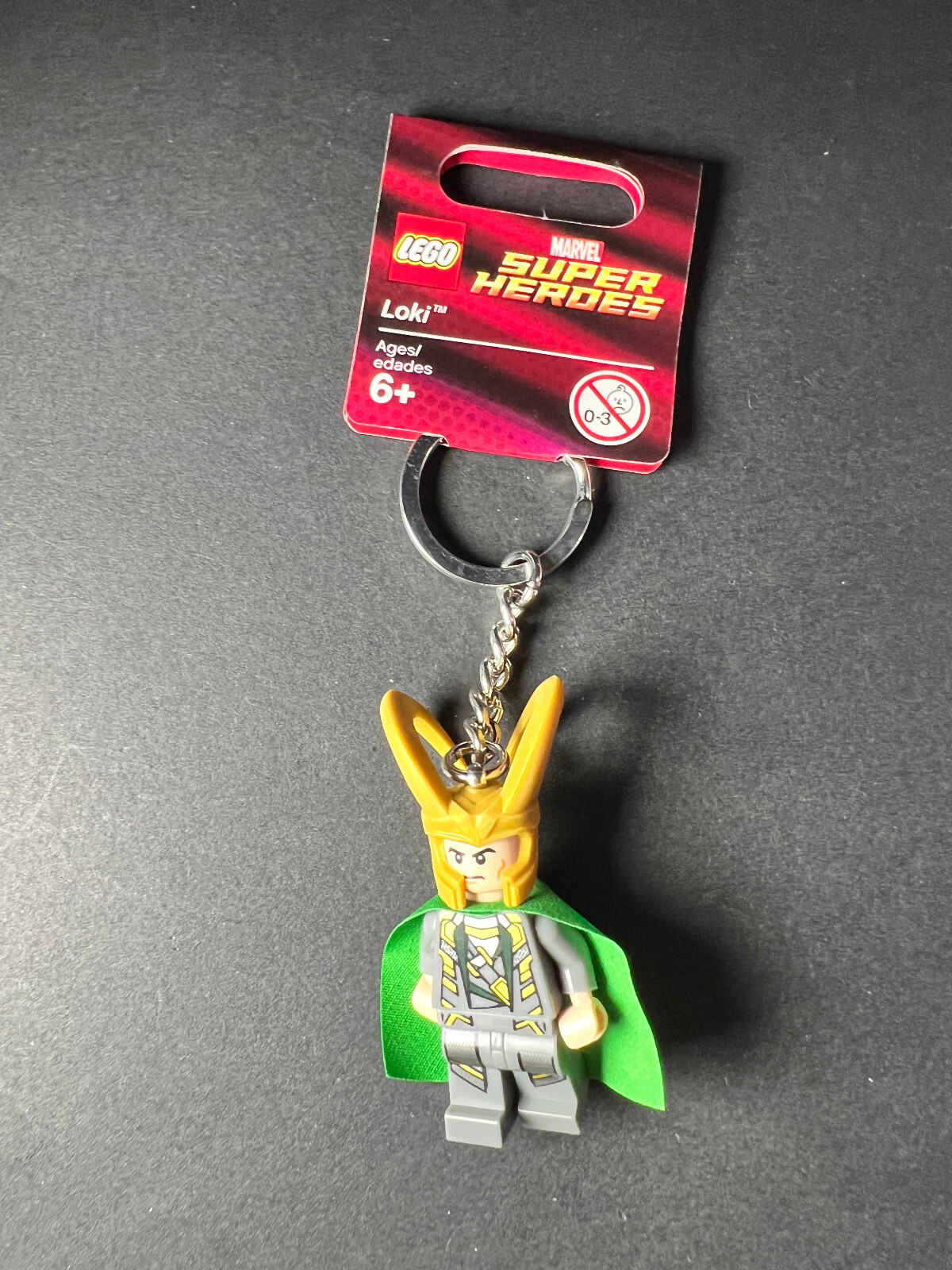LEGO Marvel Super Heroes Minifig Keychain: Loki Minifigure | eBay
