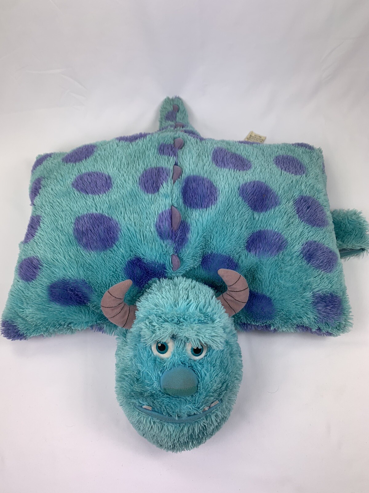 Disney Parks Sully Pillow Pal Monsters Inc. Stuffed Foldable Animal Toy ...