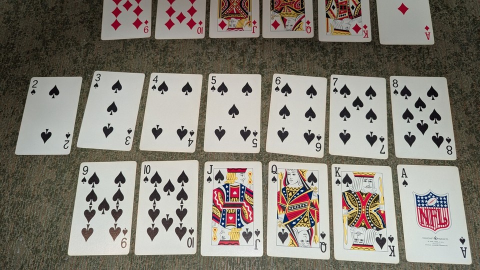 Vintage 1966 STANCRAFT San Francisco 49ers Dave Boss NFL deck playing ...