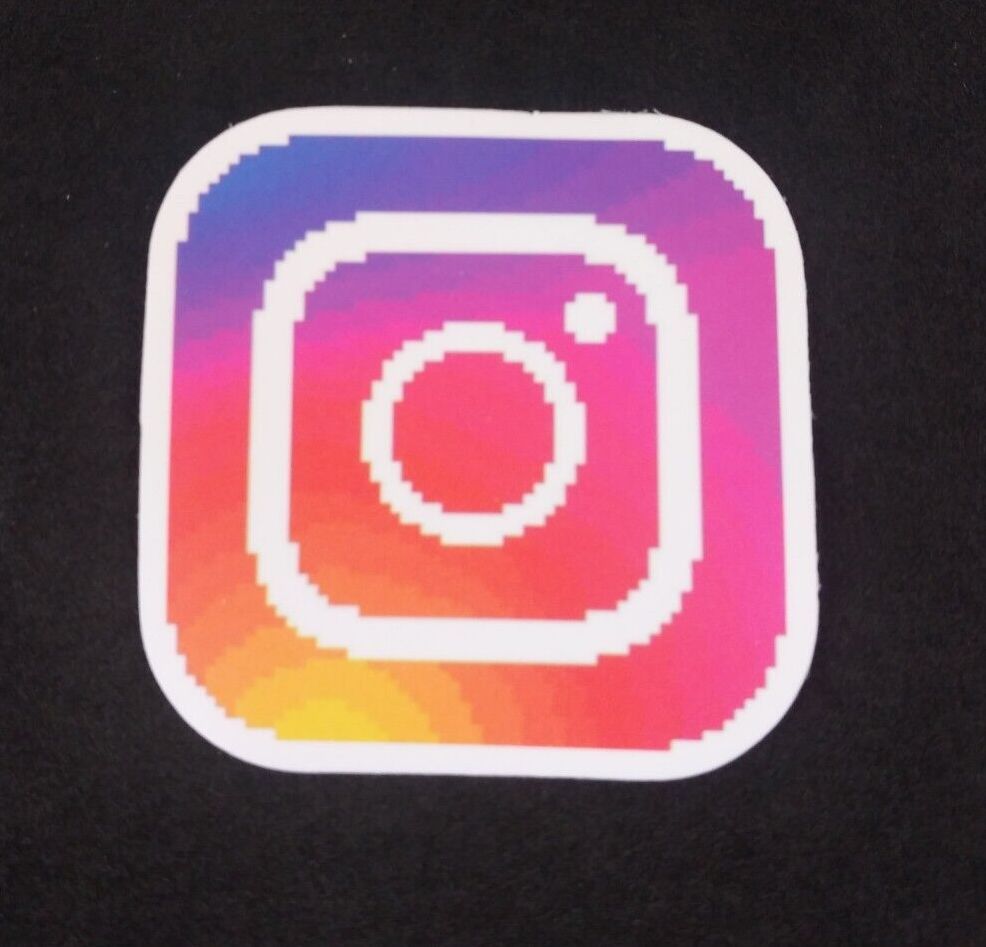 Instagram Logo Pixelated Twitter Logo Perler Bead Pattern | Minecraft