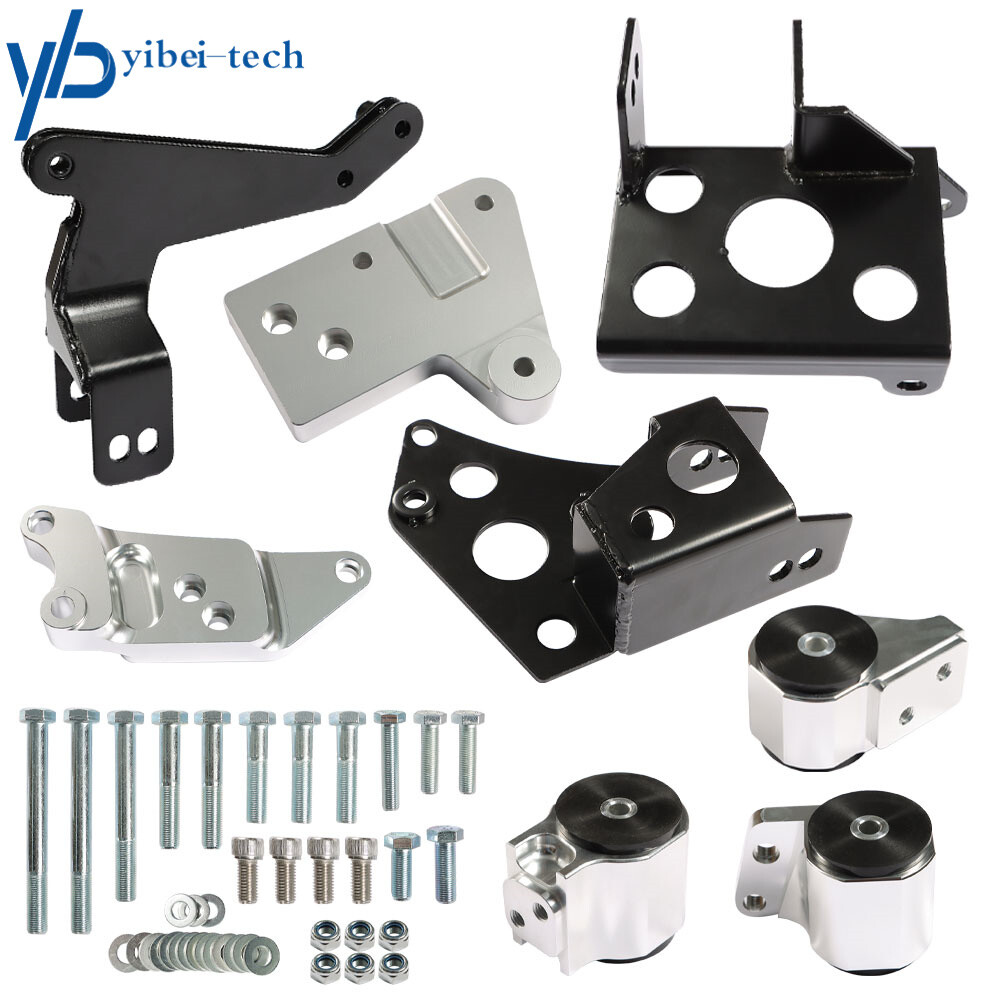 Engine Mount Bracket Kit for K-Swap EK Chassis 1996-2000 Civic K20 K24 ...