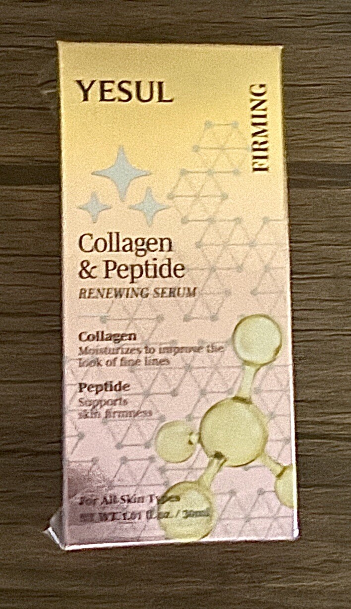 YESUL Collagen & Peptide Renewing Serum Firming 1.01 fl Oz 30 ml New In ...