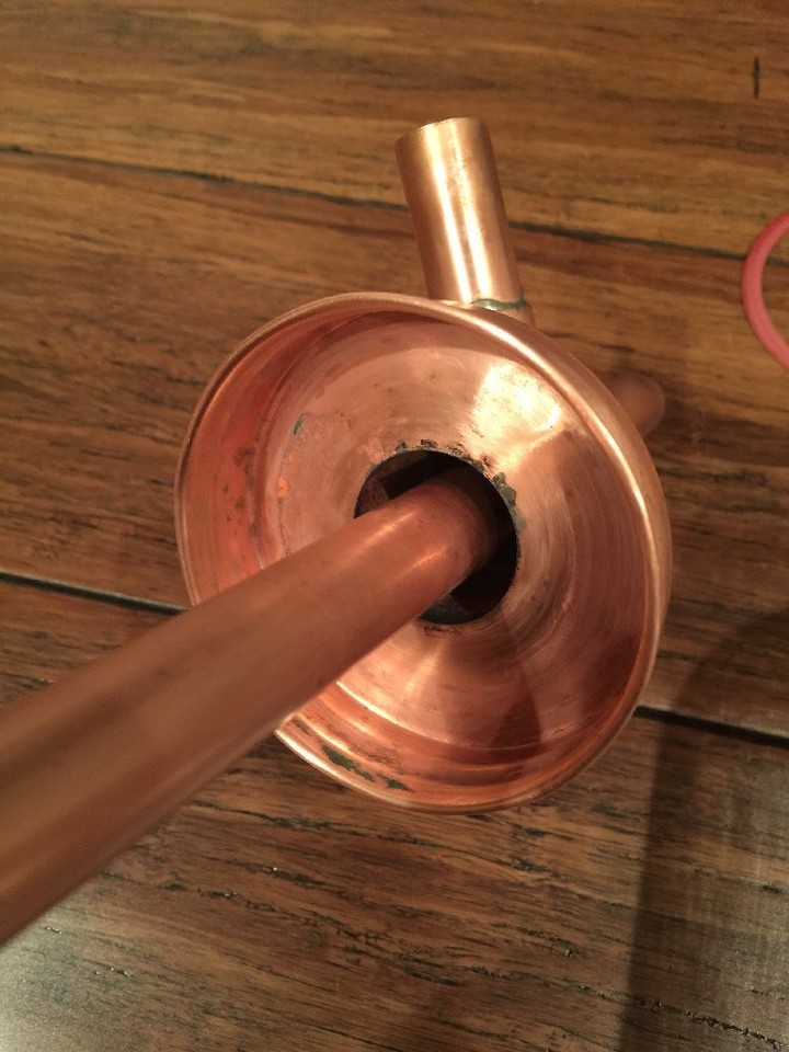 Wide-Mouth Mason Jar Thumper DIY Kit 100% Copper Lid Alcohol Distiller ...