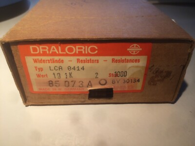 NOS Draloric resistor LCA0414 191K 10 PCS | eBay