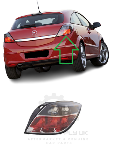 NEW FOR OPEL VAUXHALL ASTRA H GTC 04-07 REAR TAIL LIGHT LAMP RIGHT O/S ...