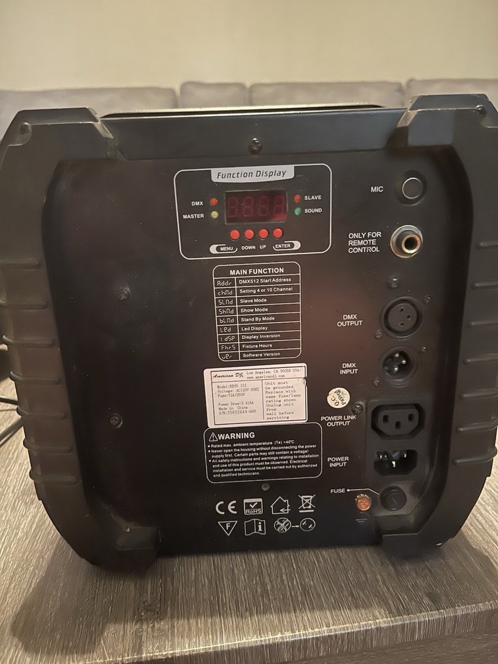 American DJ REVO III LED Moonflower Effect Light – DMX & Sound ...